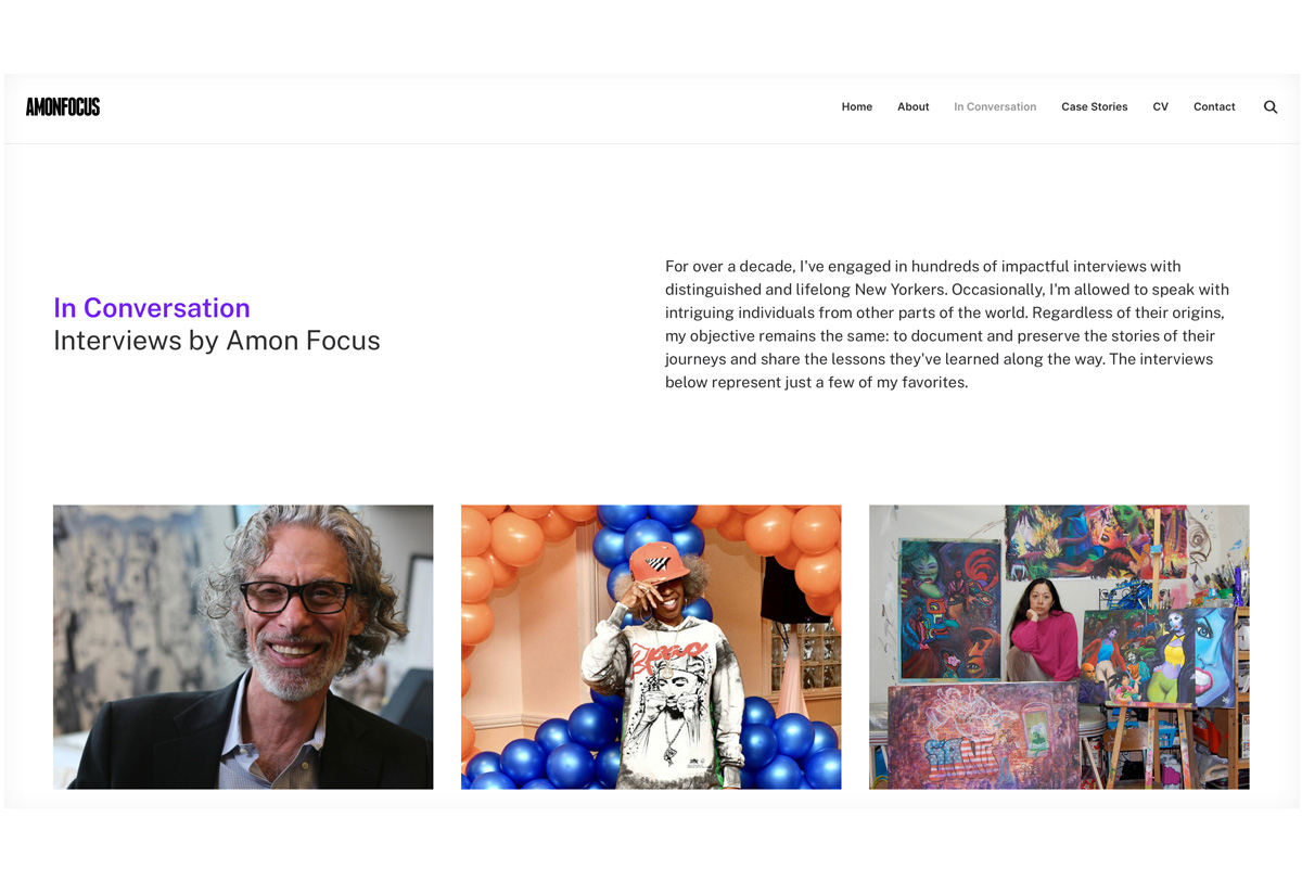 In Conversation - Amon Focus