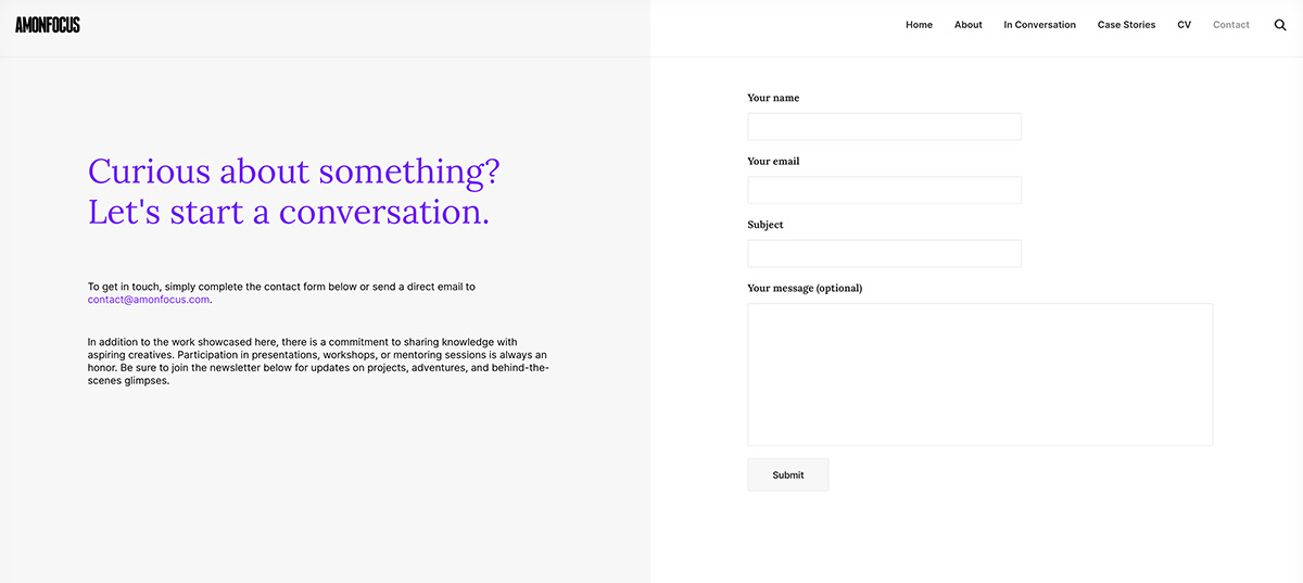 Contact - Amon Focus